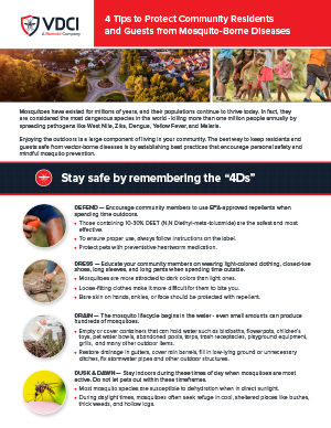 4 Tips to Protect Community Members From Mosquito Bites